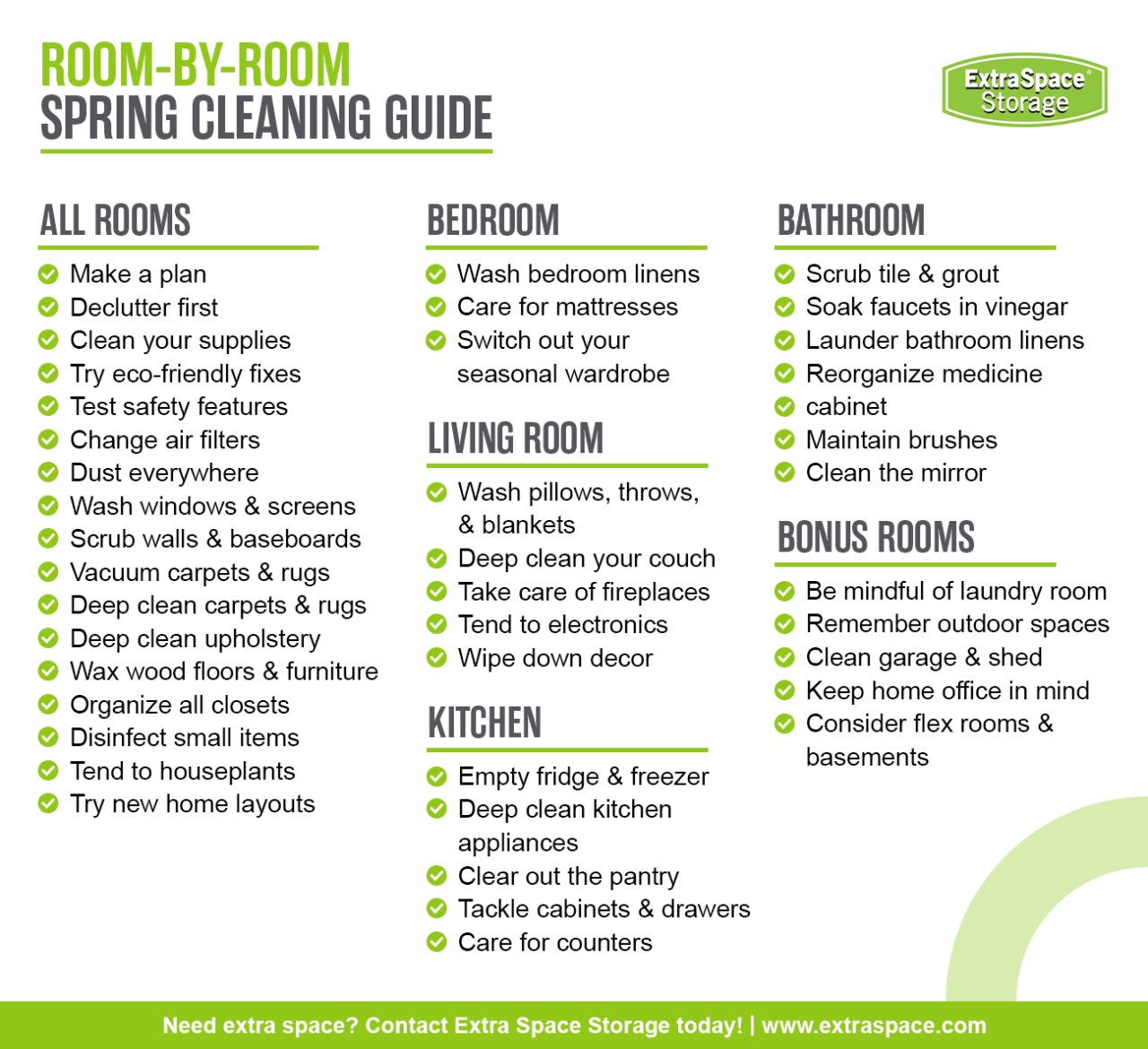 40 Spring Cleaning Tips & Tricks for a More Organized Home