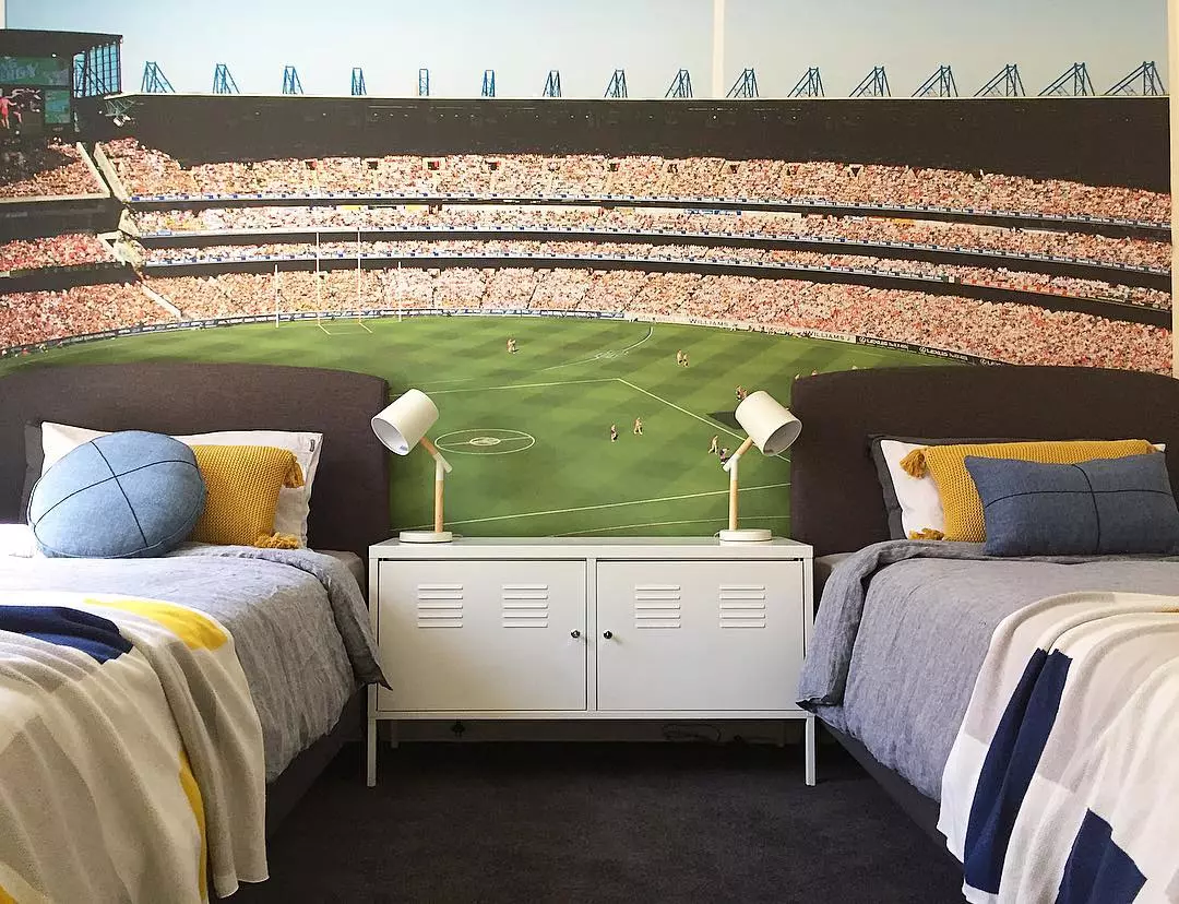 Cool Tween Boys Bedroom Ideas With Football Themed