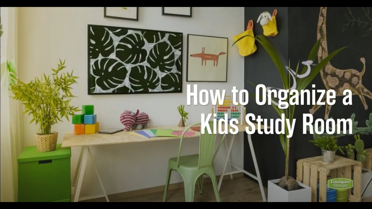 19 Cute Kids Study Room Design Ideas | Extra Space Storage