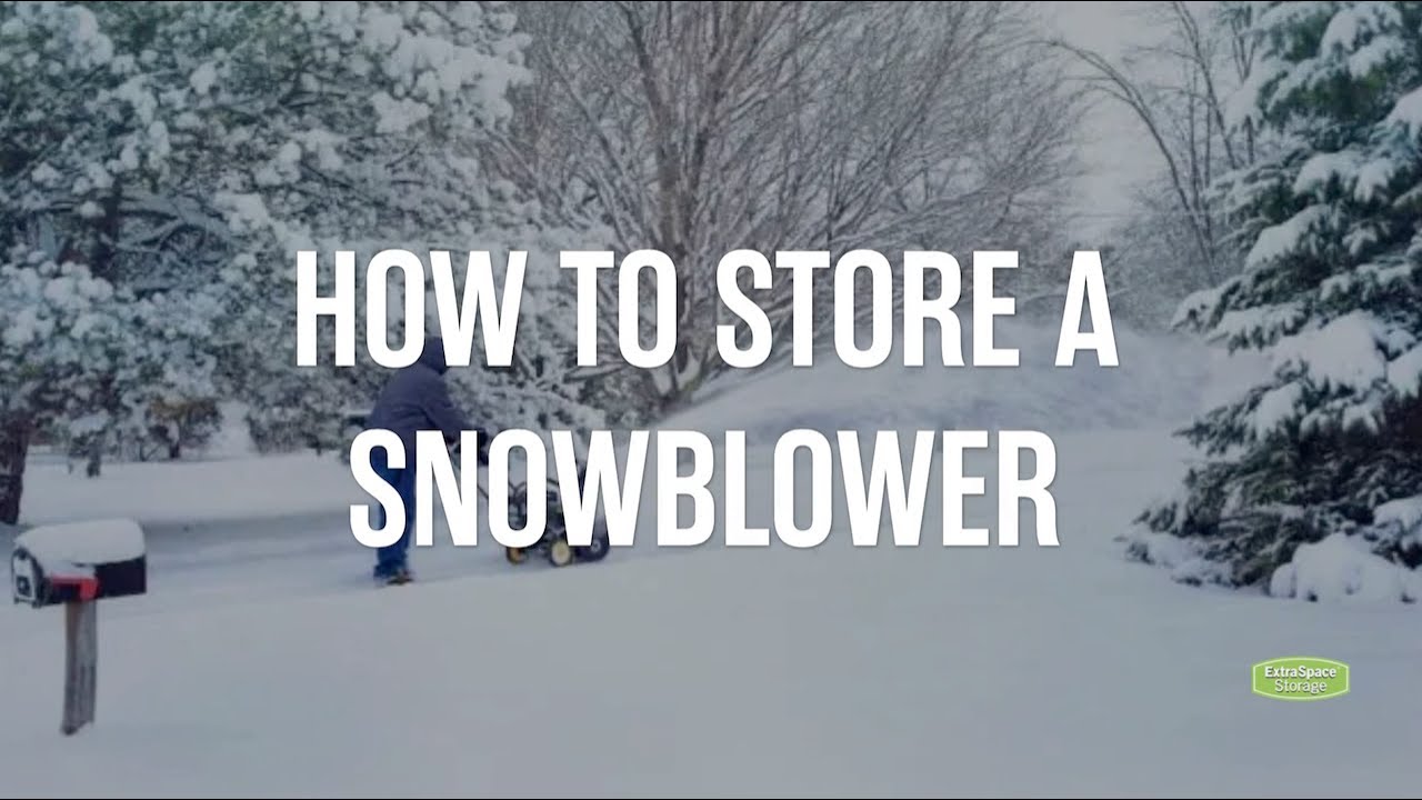 7 Tips for Storing a Snowblower | Extra Space Storage