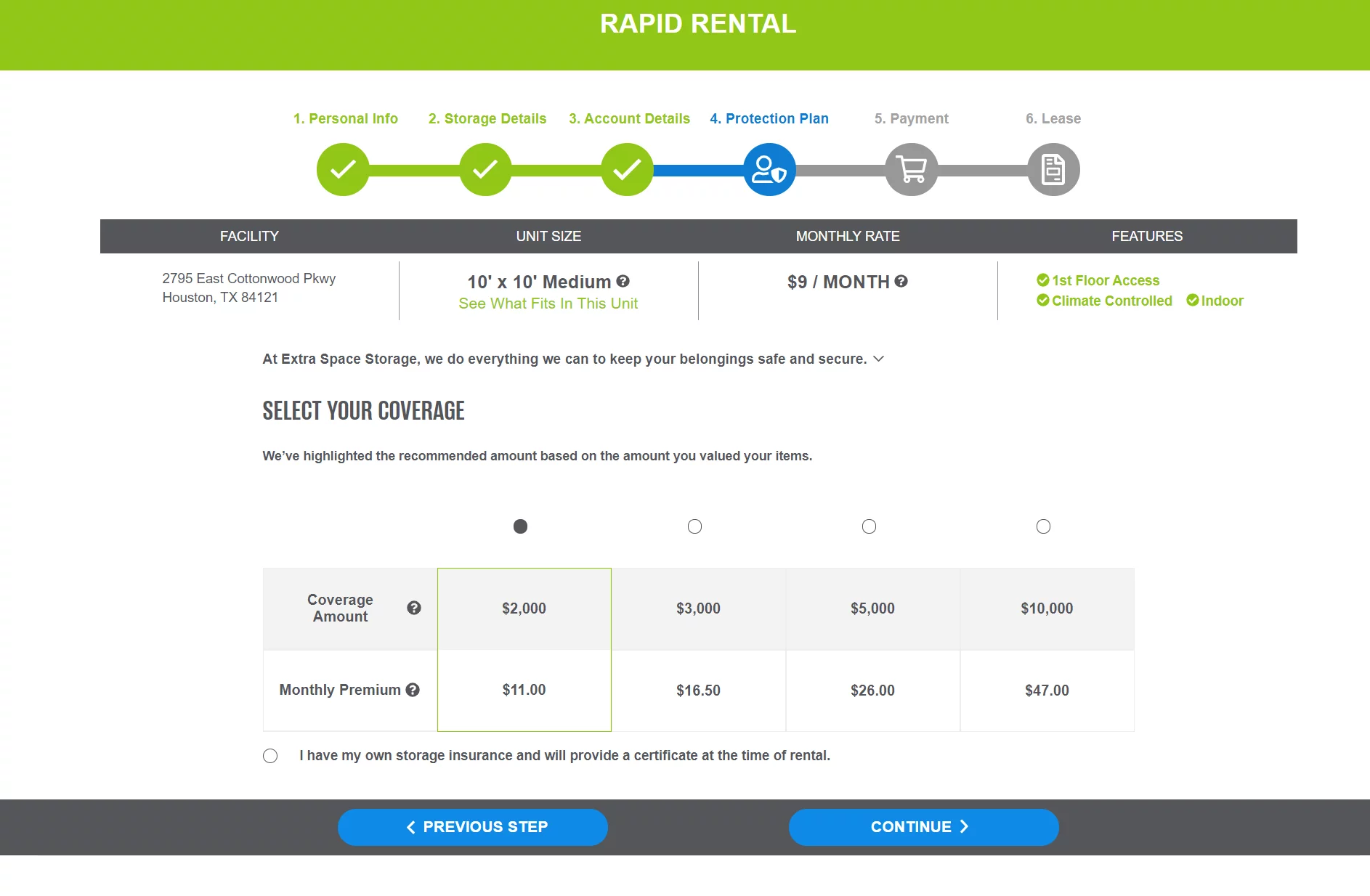 Your Guide to Rent a Storage Unit with Extra Space Storage