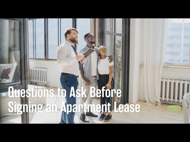 20 Questions to Ask Before Signing a Lease | Extra Space Storage