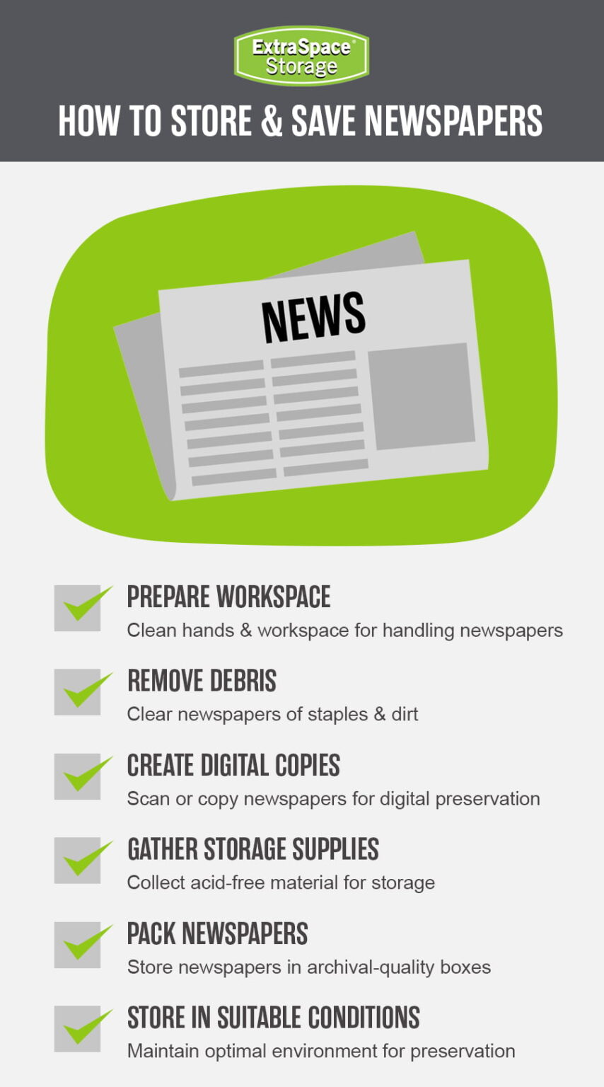 How to Preserve Newspapers | Extra Space Storage
