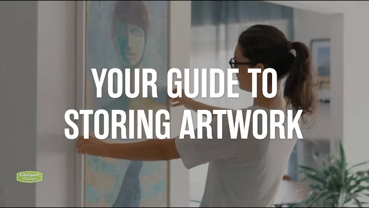 How to Store Your Paintings & Artwork at Home or In Storage
