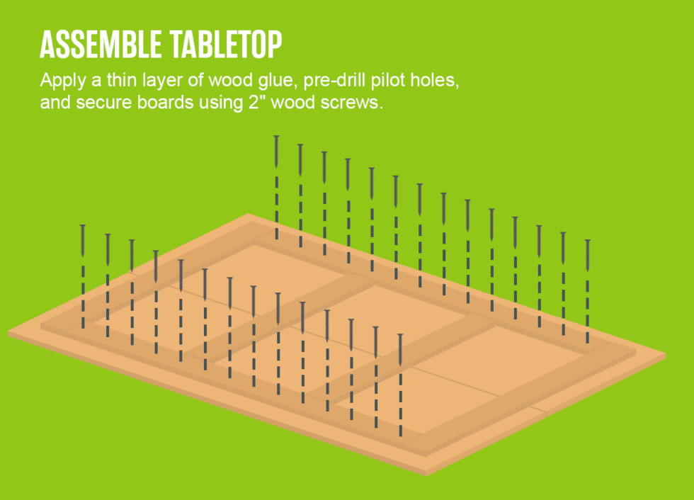 DIY Farmhouse Dining Table | Extra Space Storage