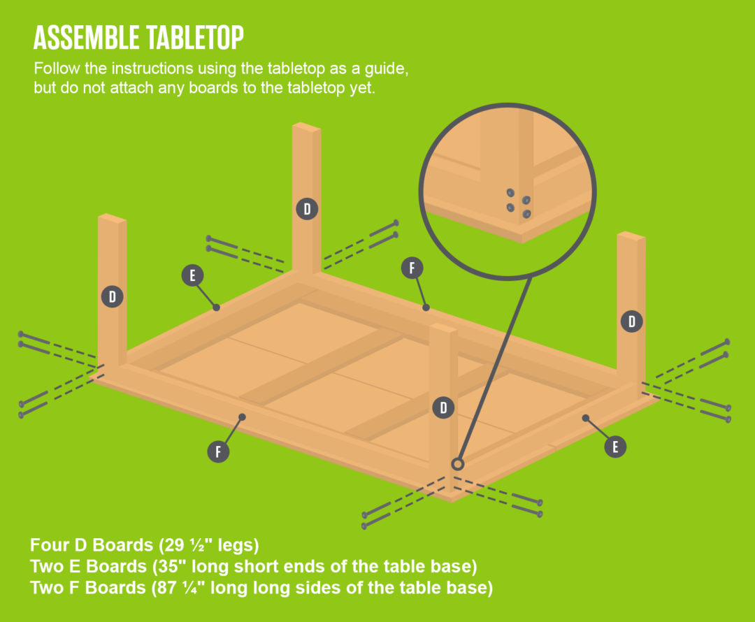 DIY Farmhouse Dining Table | Extra Space Storage