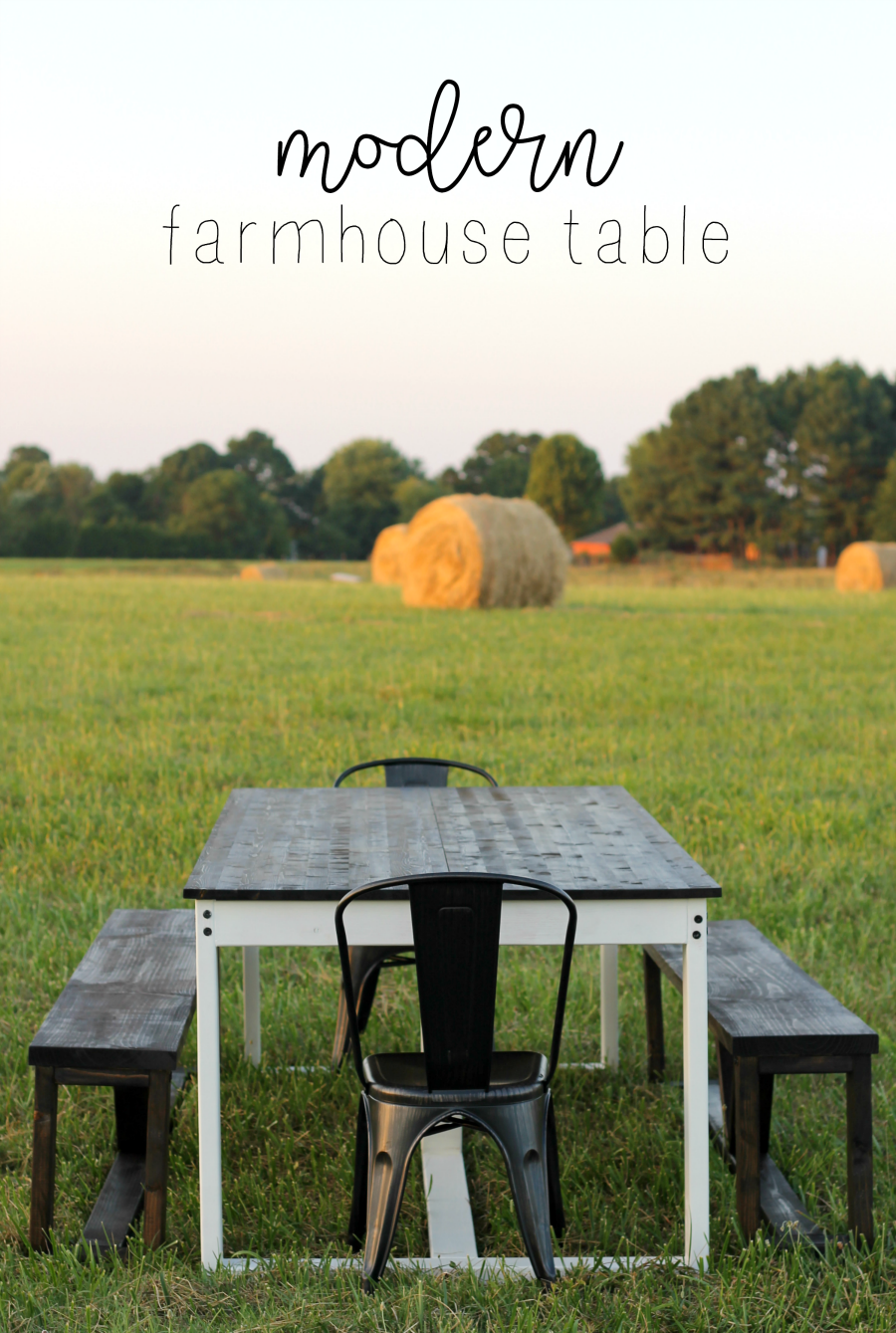 How to Build a Modern DIY Farmhouse Table | Extra Space Storage