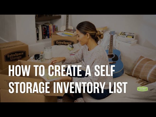 Storage Unit Organization: Create Your Perfect Inventory List