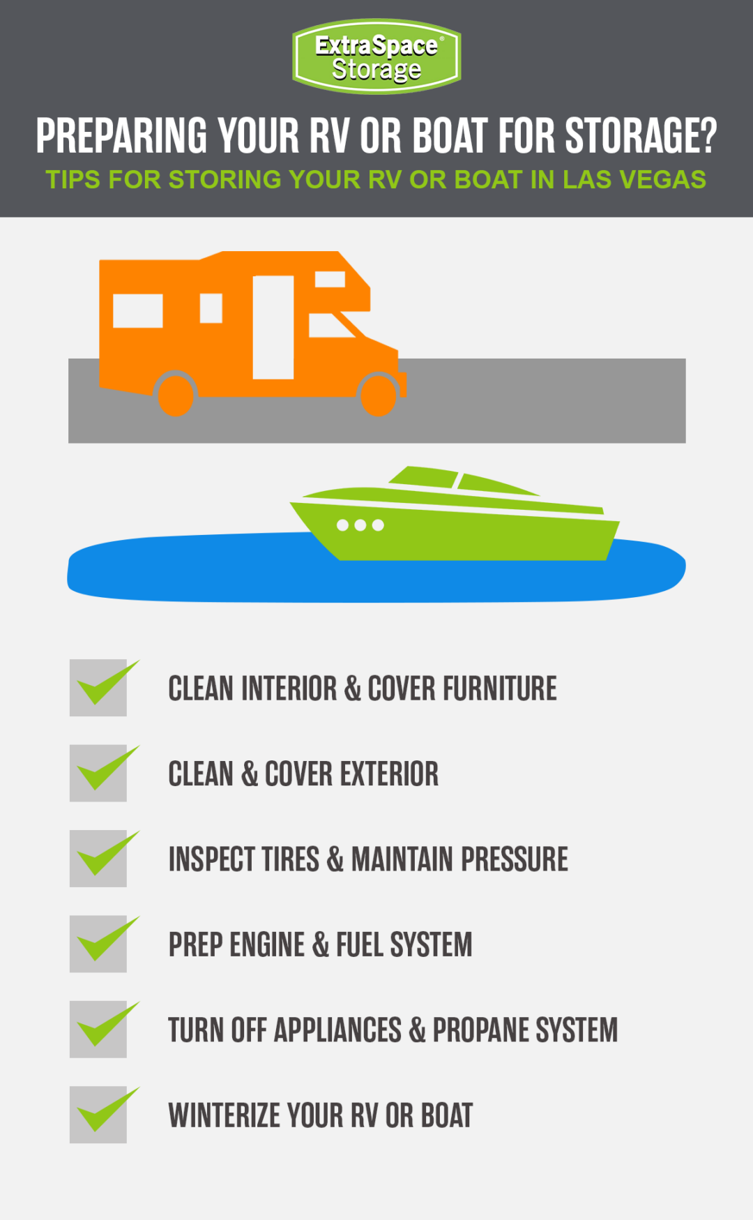 Guide to RV & Boat Storage in Las Vegas: Cost, Types, & More