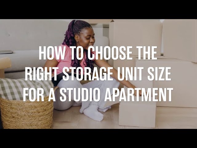 What's the Best Storage Unit Size for a Studio Apartment? | Extra Space Storage